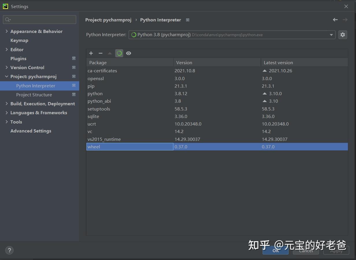 使用conda安装pytorch后，在pycharm里面找不到安装好的库 - 知乎