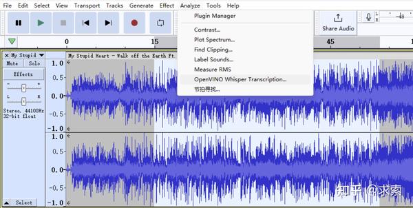 利用人工智能生成音乐：Audacity+OpenVINO - 知乎