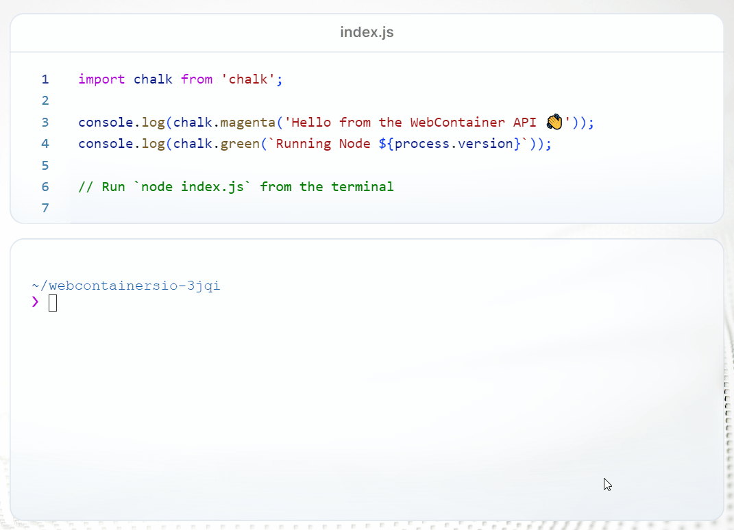 可以在浏览器页面运行 node 代码了！webContainer 发布 1.0 - 知乎