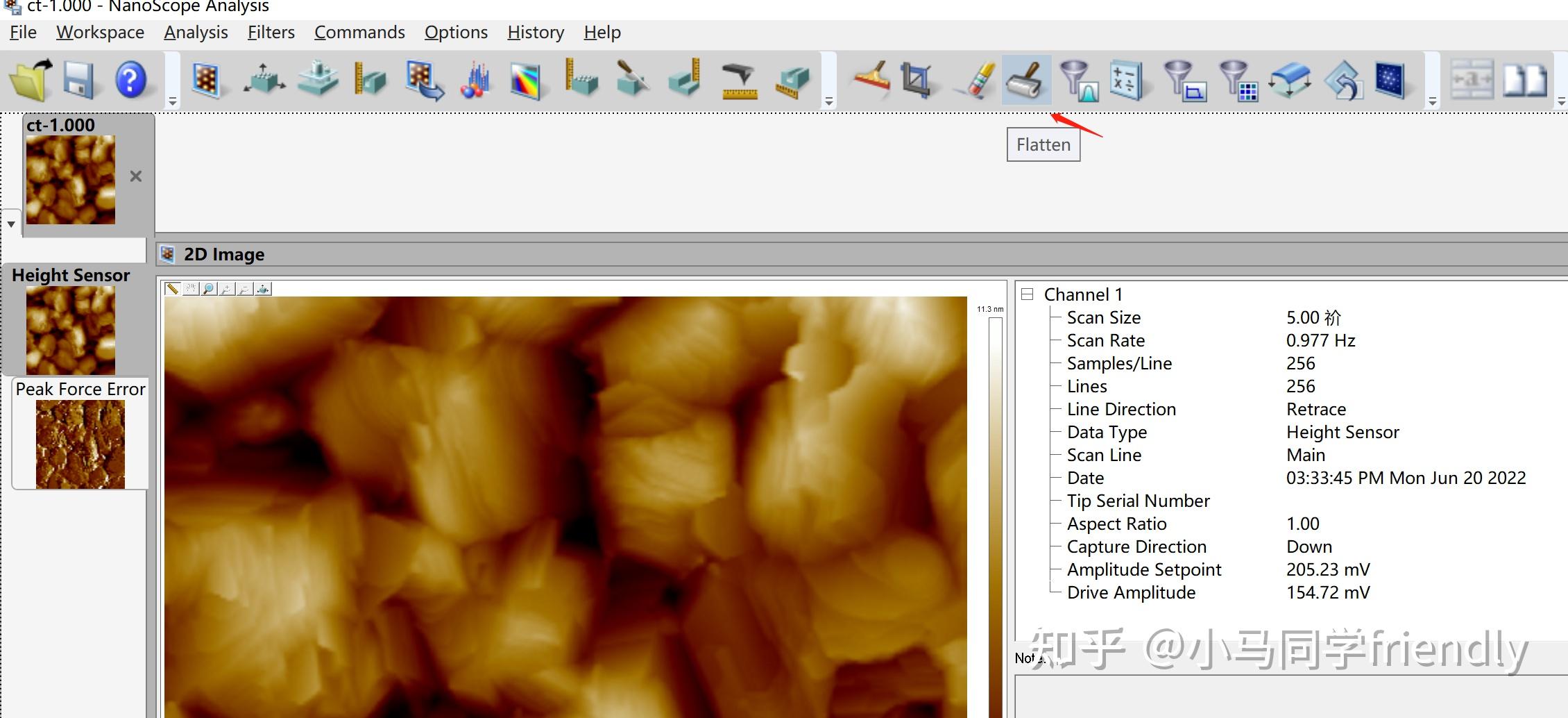 【表征干货】原子力显微镜测试AFM及KPFM测试，数据分析及处理，一起来学！ - 知乎