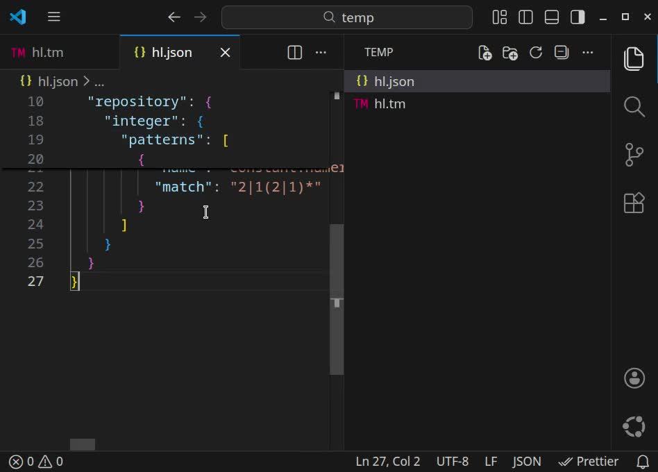 2000行 TypeScript 代码实现简易 textmate DSL - 知乎