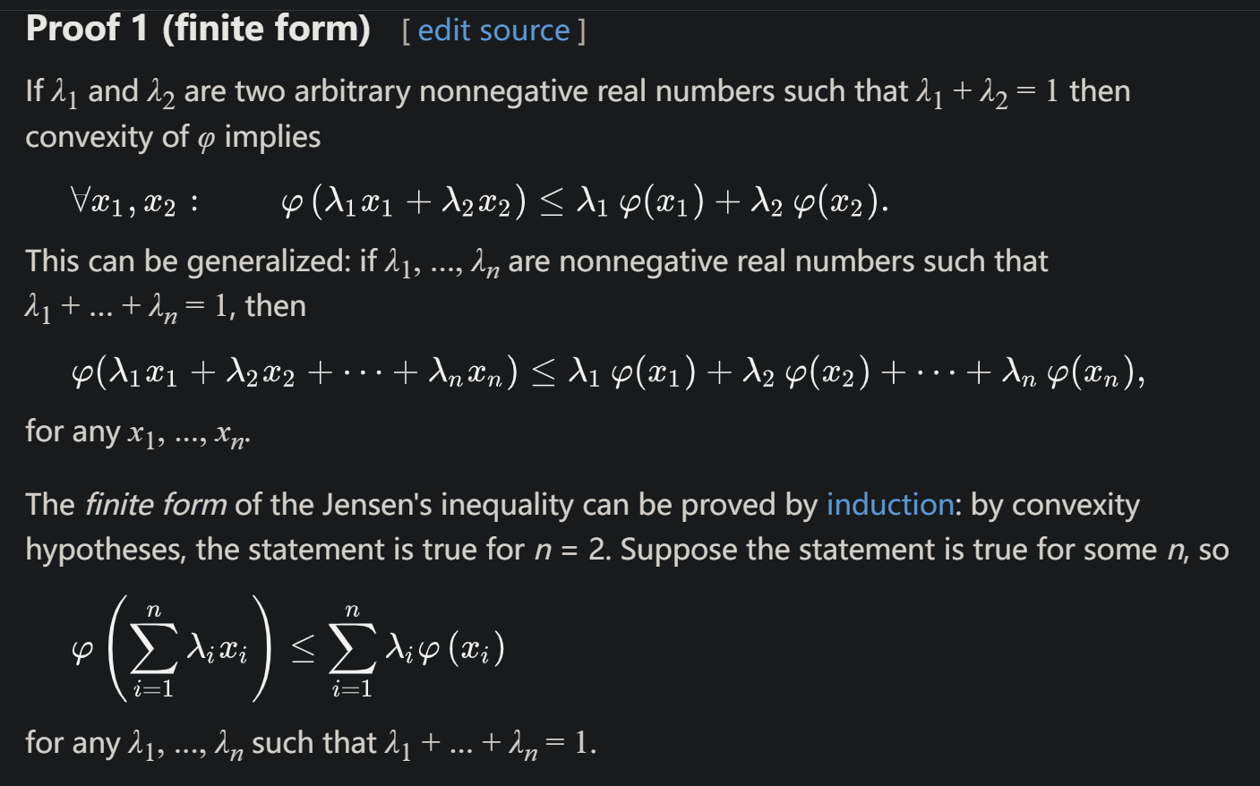 Jensen's inequality的详细论证和讨论|高中数学 - 知乎