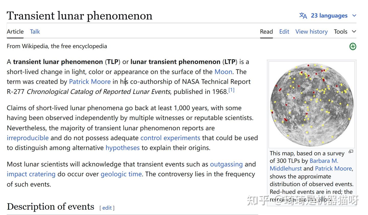 新托福综合写作 天文类 TPO-72 / Writing Task 1 (Transient lunar phenomena) - 知乎
