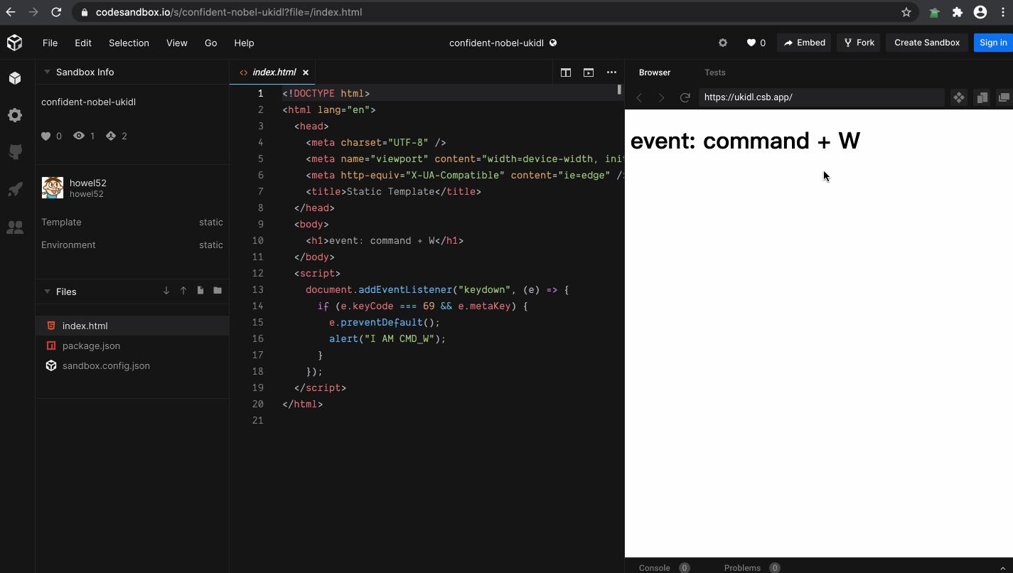 解决 Web 应用与浏览器快捷键冲突的一条野路子 - 知乎