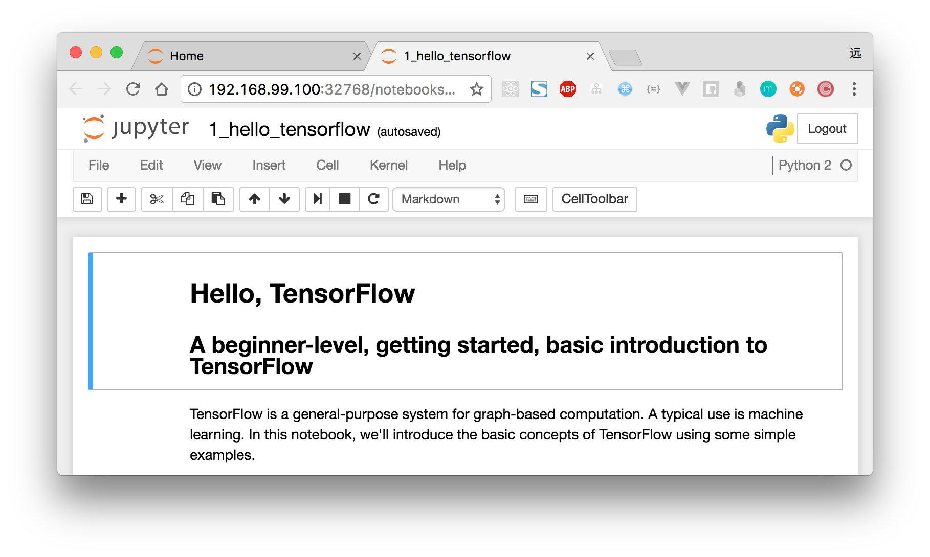 Say Hello To TensorFlow - 知乎