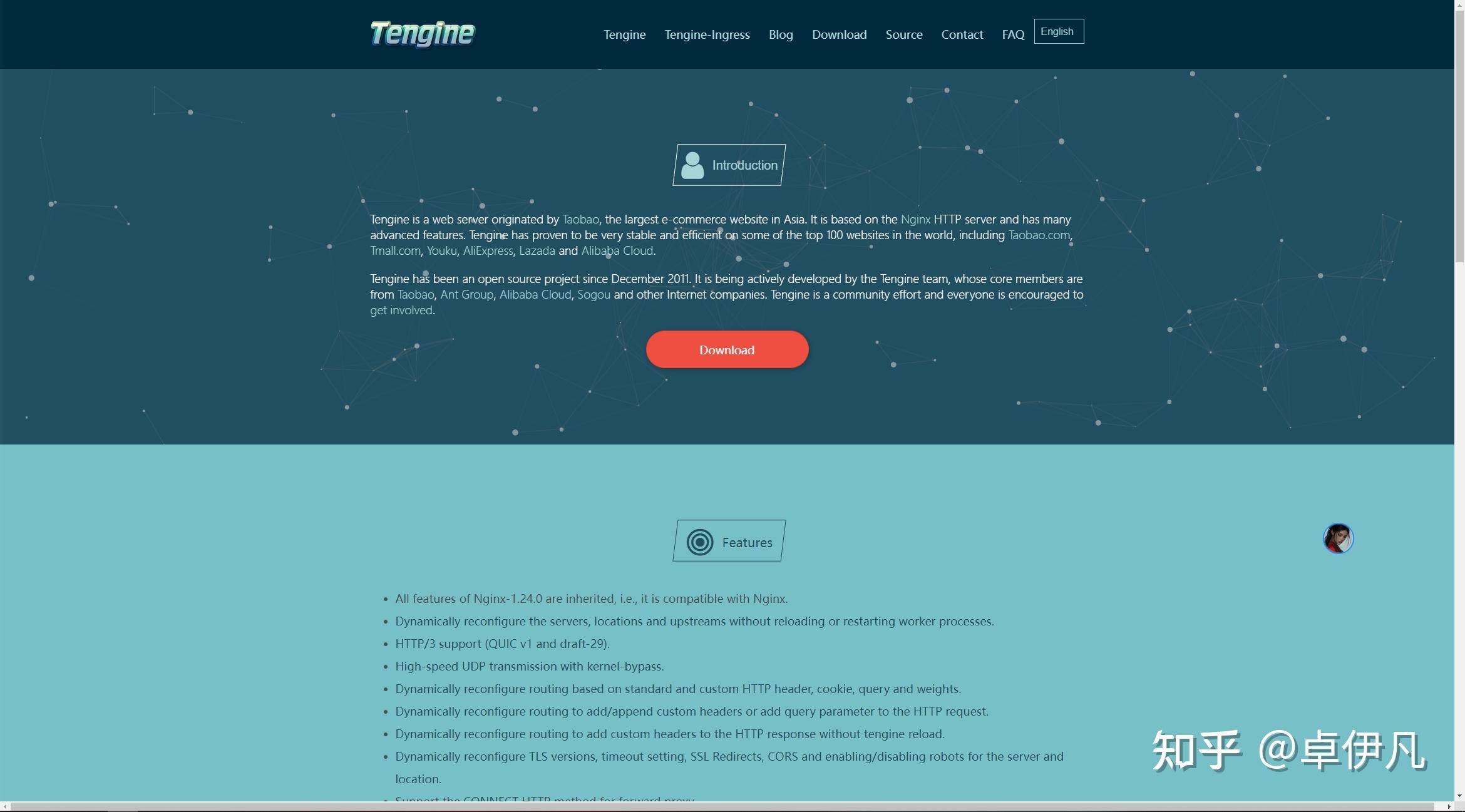 Tengine：高性能Web服务器的原理与应用实践优雅草卓伊凡 - 知乎