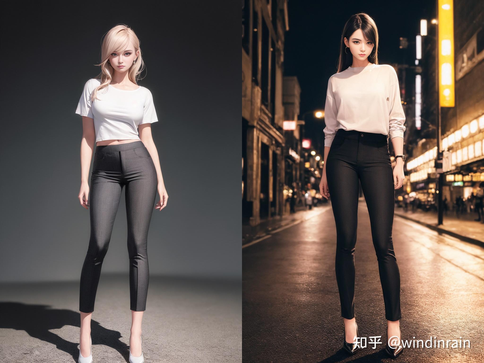 Stable Diffusion的服饰提示词汇总（二）裤装 - 知乎