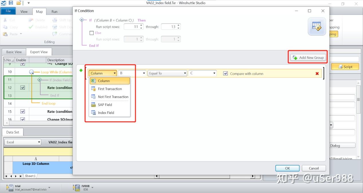 在Winshuttle Studio中添加IF条件时的常见方法 - 知乎