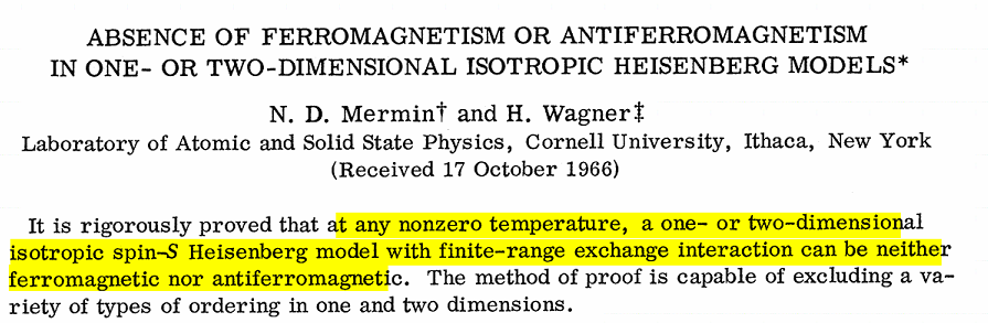 求科普一下二维分子晶体本征铁磁性的发现？ - 知乎