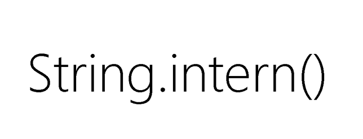 String.intern()发生了啥 - 知乎