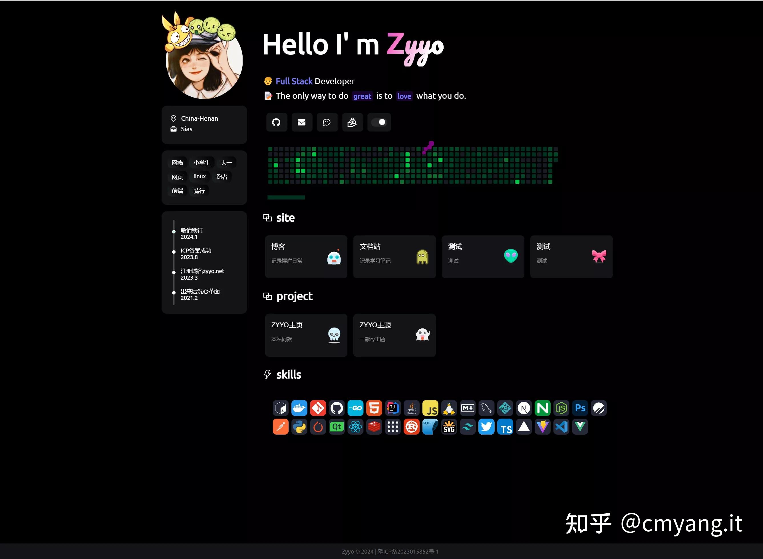 个人云服务器能做什么？搭建开源个人主页及相关多个简约、炫酷个人主页推荐 - 知乎