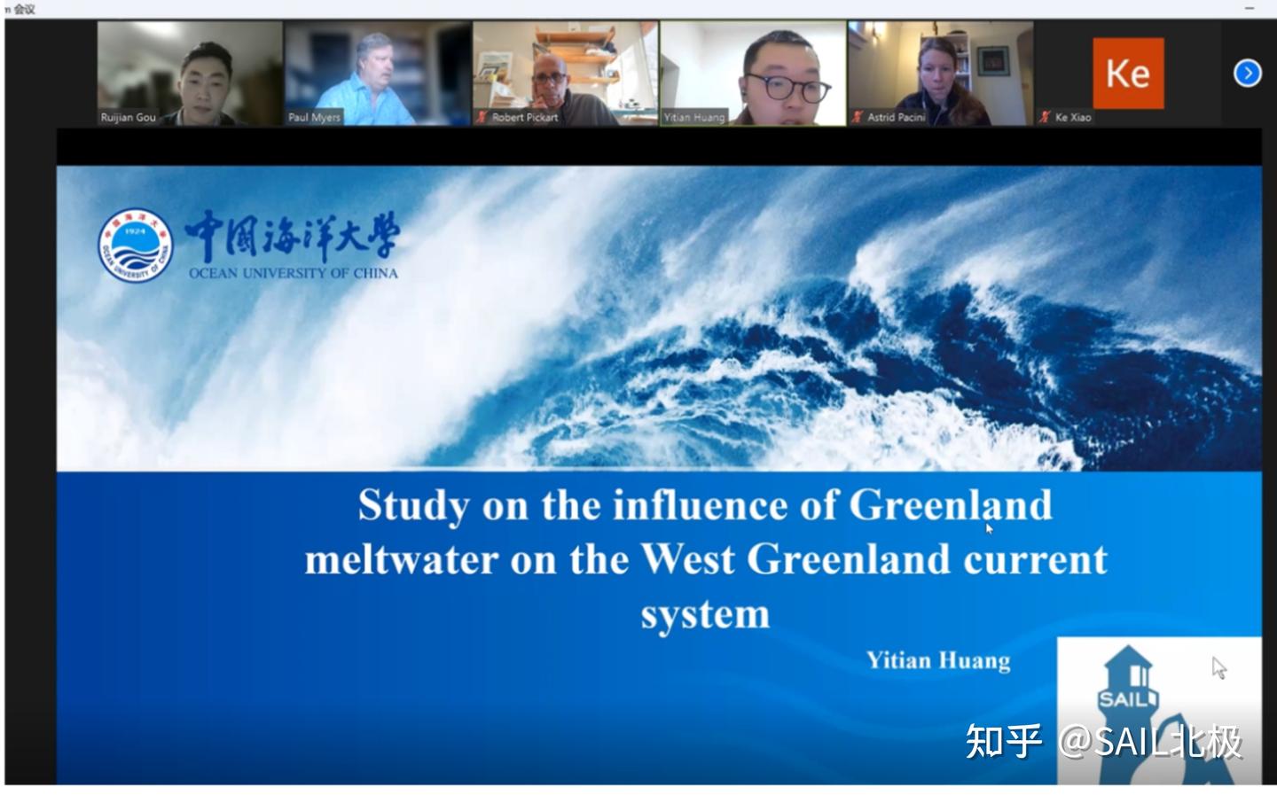 SAIL本科生成员与物理海洋学最高荣誉获得者Robert Pickart研究员讨论科研进展 - 知乎