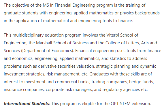 2022 VH Offer | USC 金融工程Offer到了！ - 知乎