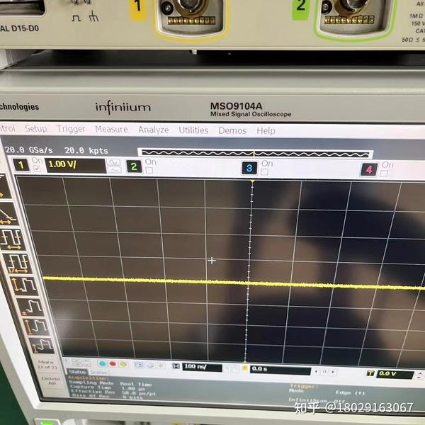 是德科技MSO9104A示波器 - 知乎