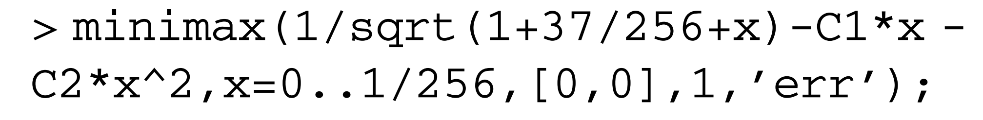 PaperReview-High-Speed Function Approximation Using a Minimax Quadratic Interpolator - 知乎