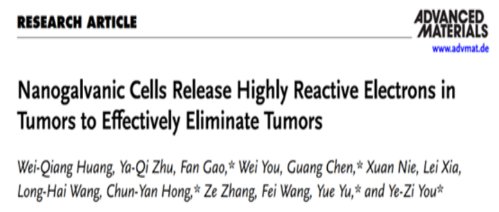 《AM》中科大尤业字教授：Ti2N MXene基纳米电流细胞在肿瘤中释放高反应性电子用于有效消除肿瘤 - 知乎