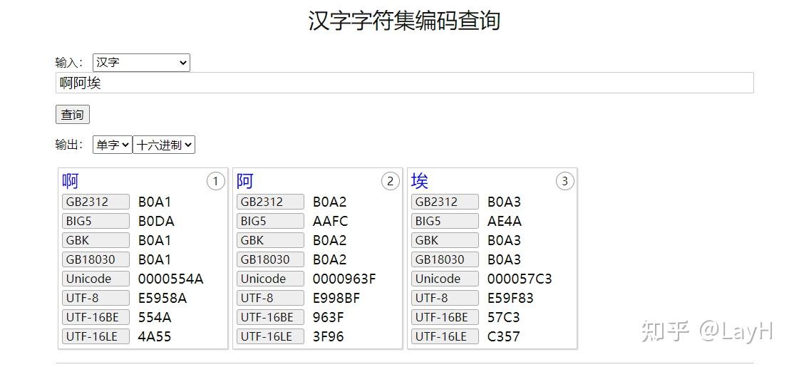 嵌入式开发-汉字编码-16x16点阵-utf8和GBK编码转换-字库索引 - 知乎