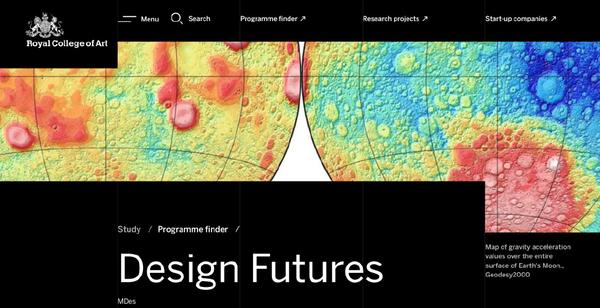 RCA皇艺新专业「Design Futures」蓄势待发！专业的选择又多了！ - 知乎
