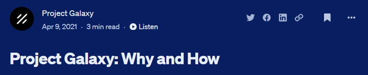 Project Galaxy | Web3的Naas是怎么实现的？（官方原文） - 知乎