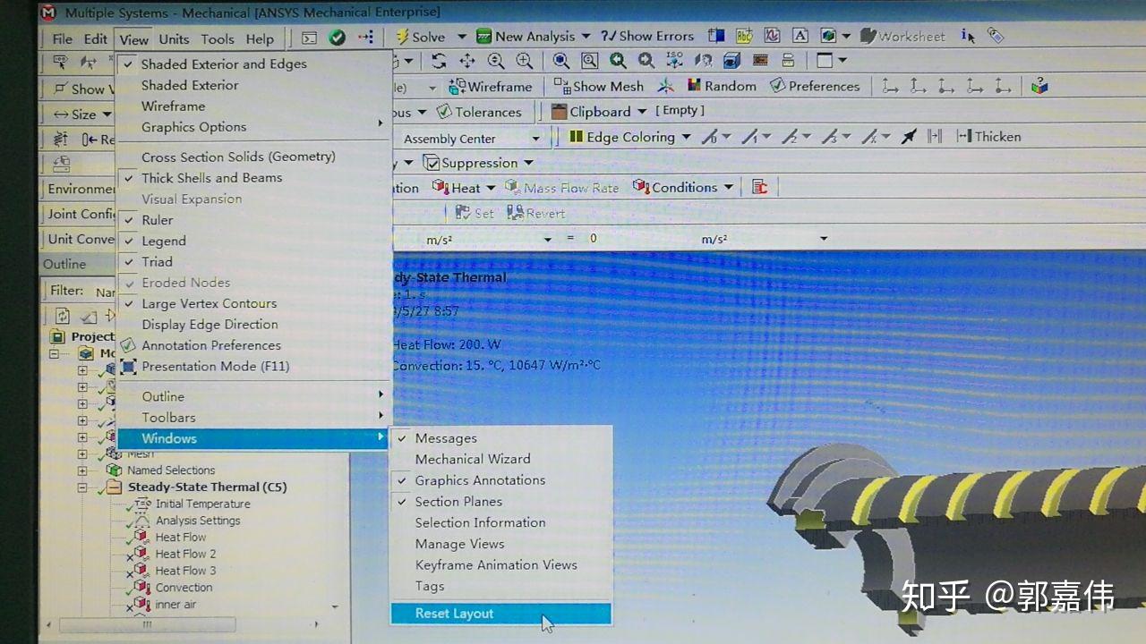 ansys workbench中的如何固定graphics模块呢? - 知乎
