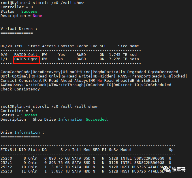 使用storcli工具配置RAID，收藏这一篇就够了 - 知乎