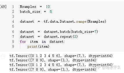 tf的dataset中的shuffle repeat batch的操作顺序的影响 - 知乎