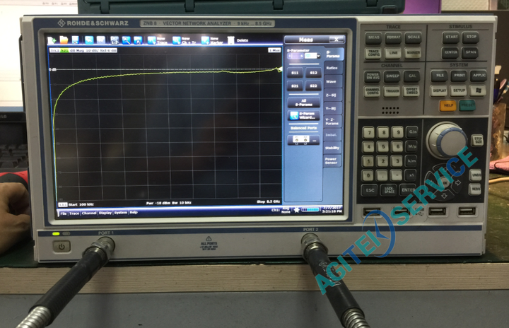 R&S罗德与施瓦茨ZNB8矢量网络分析仪端口输出信号功率低维修 - 知乎
