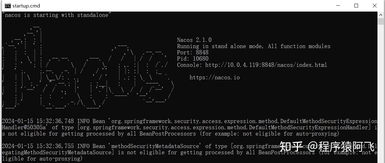 Nacos知识分享：1.windows下启动nacos服务 - 知乎