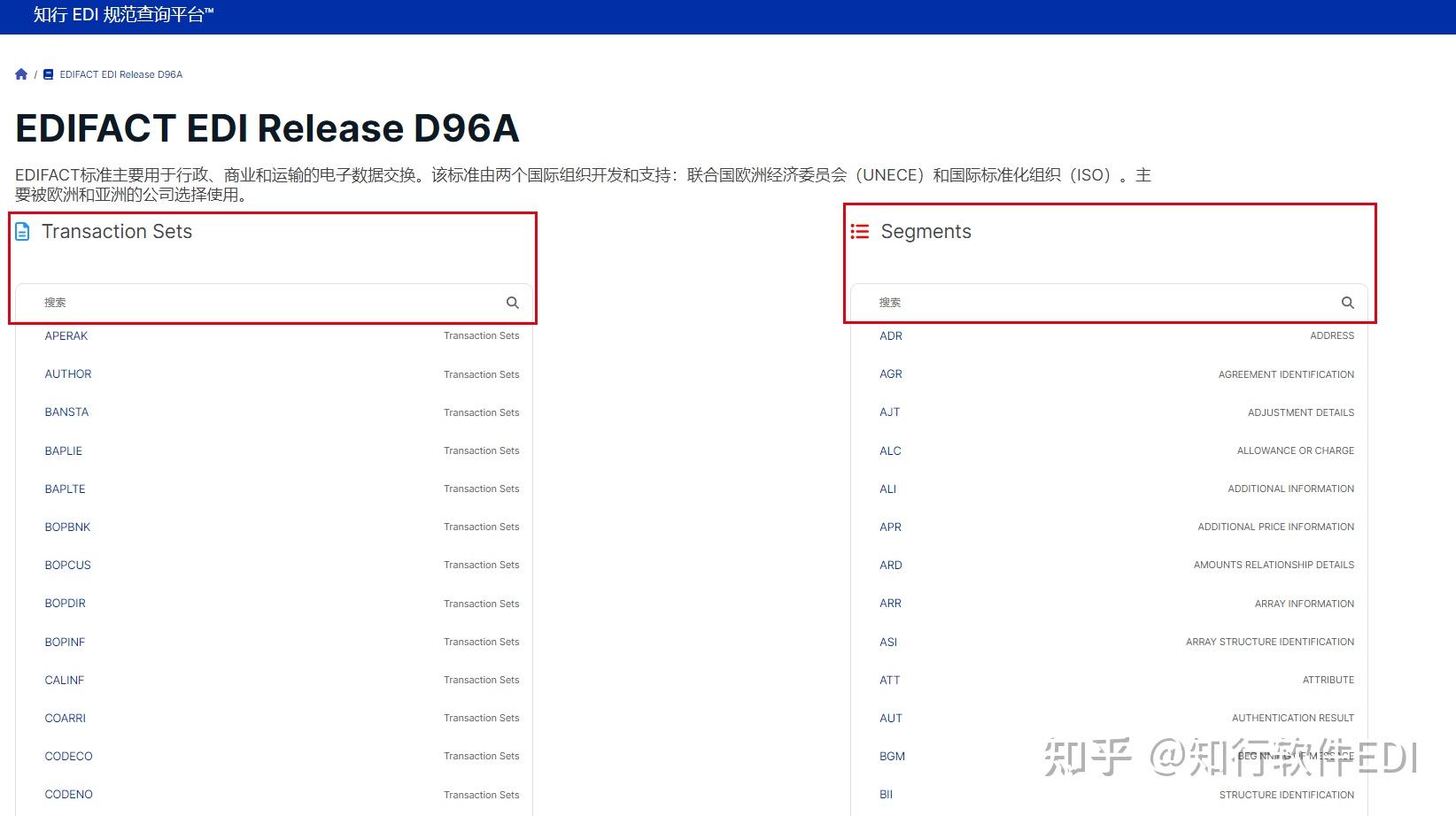 知行EDI规范查询平台指南 - 知乎