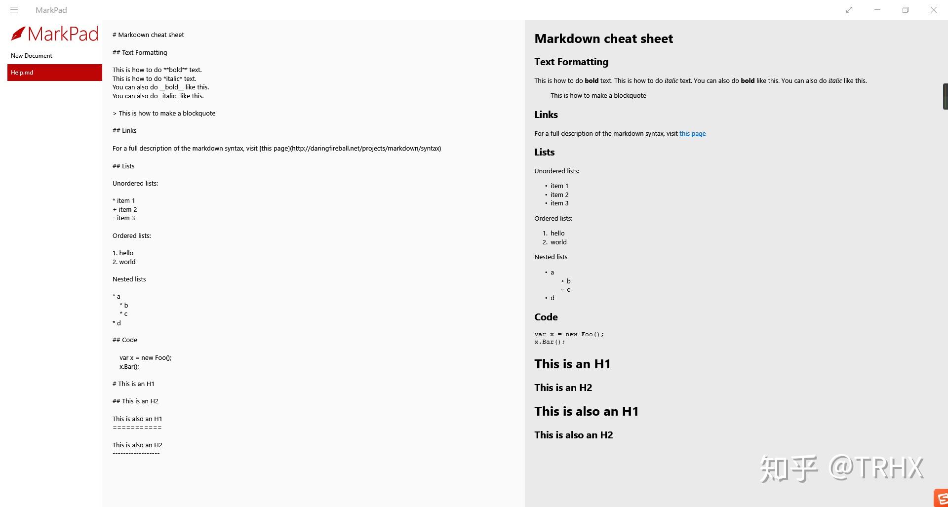主流 Markdown 编辑器推荐 - 知乎