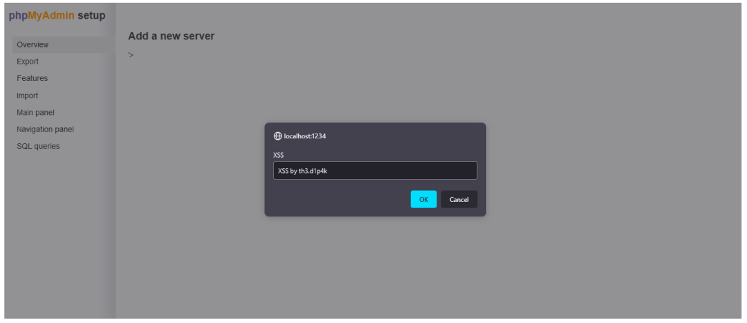 PhpMyAdmin 5.1.1 - XSS（跨站点脚本） - 知乎