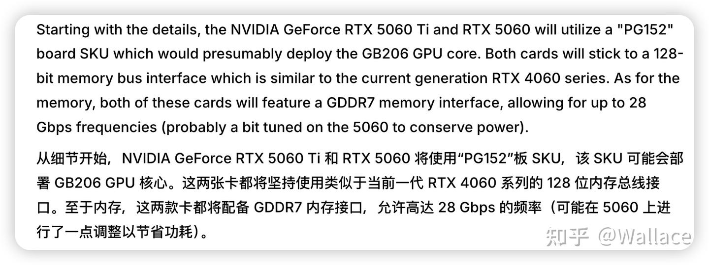 显卡日报12月17日｜RTX 5060TI将搭载16 GB显存？2月底或3月推出 - 知乎