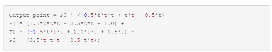 03 最详细的Catmull-Rom Spline 推导与应用 - 知乎