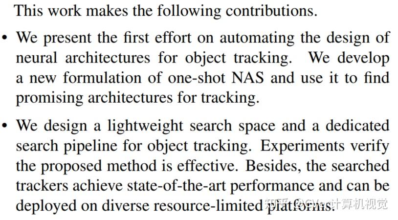 CVPR 2021 | LightTrack：通过NAS搜索轻量级目标跟踪网络 - 知乎