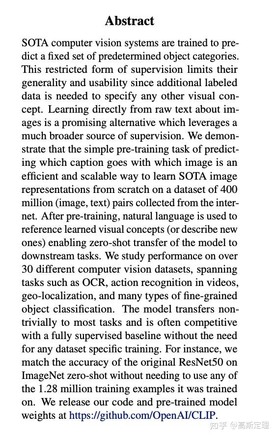 史上最全OpenAI CLIP解读：简单的想法与被低估的实验 - 知乎