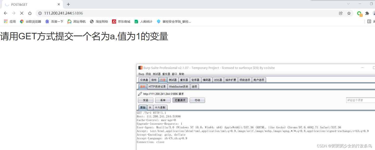 【XCTF 攻防世界 web 练习详解系列（二）】【get_post的两种解法】 - 知乎