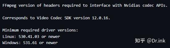 FFMPEG+NV Codec编译安装 - 知乎