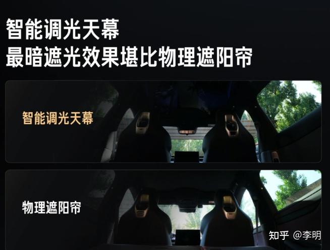 小米yu7所采用的ec天幕和其他车企所采用的pdlc天幕哪个更好? - 知乎