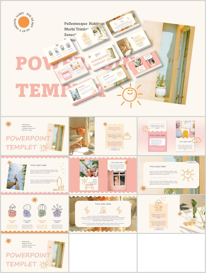 干干净净的晴朗ppt模板 - 知乎