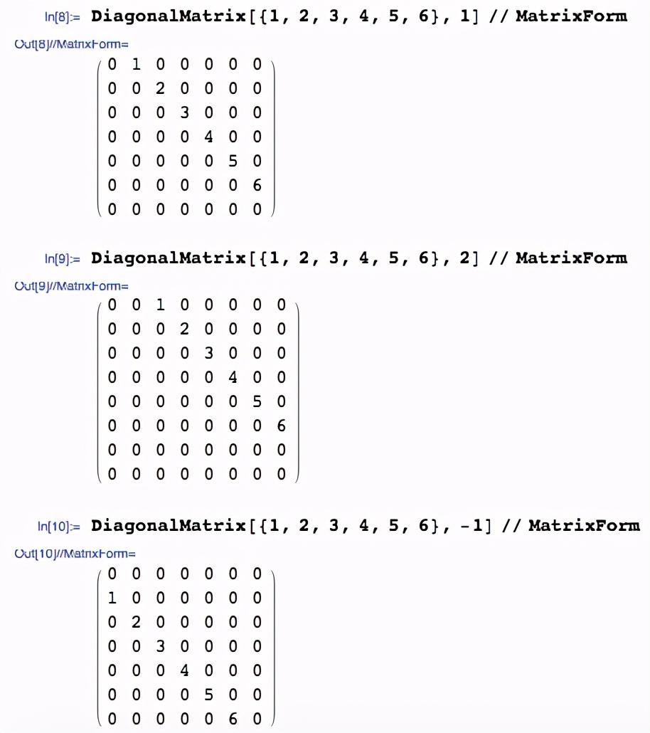 Mathematica常用矩阵使用命令 - 知乎