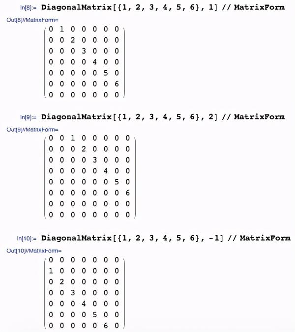 Mathematica常用矩阵使用命令 - 知乎