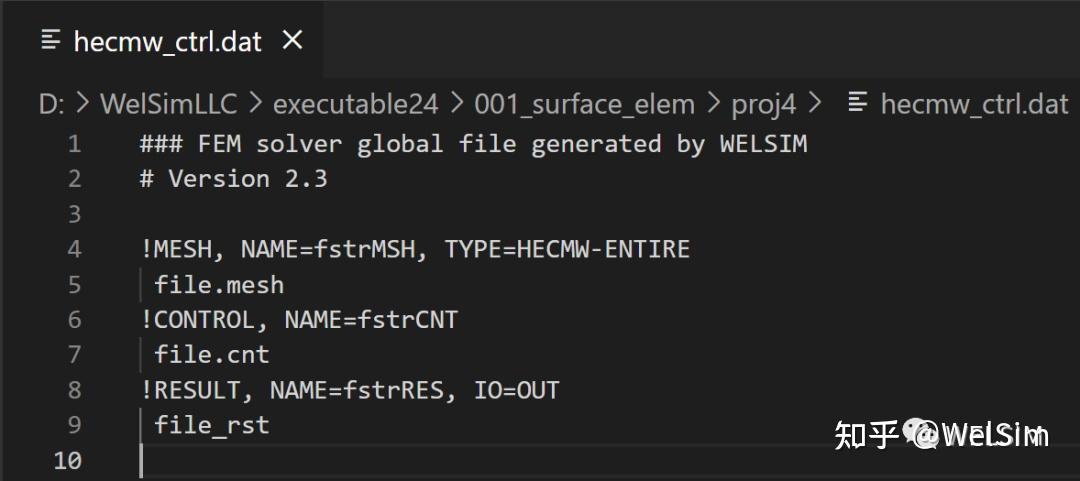 使用WelSim生成FrontISTR网格与输入文件 - 知乎