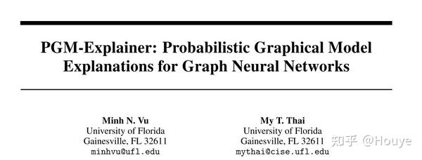 NeurIPS2020 PGM-Explainer - 知乎