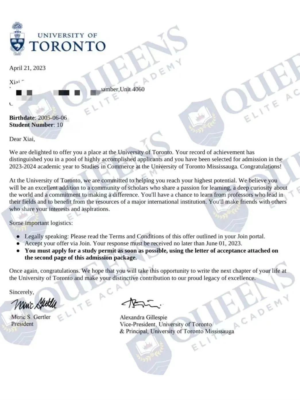 OSSD择校|上外奎恩女王学院升学喜报，多伦多大学offer拿到手软！ - 知乎