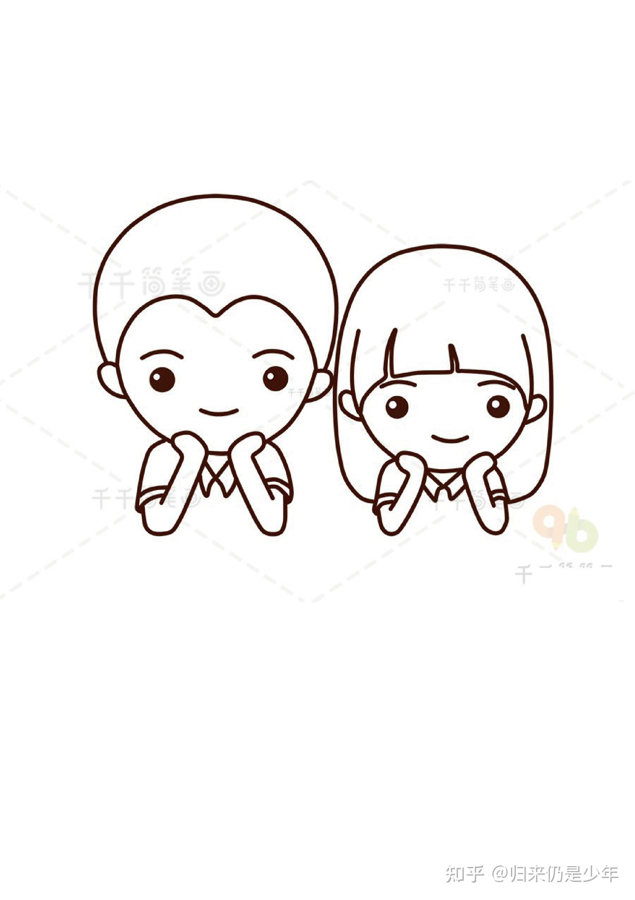 儿童简笔画 可直接保存打印 - 知乎