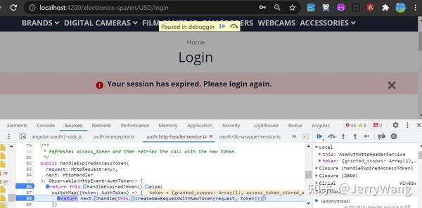 SAP Spartacus 因为 refresh token 刷新令牌过期后显示用户重新登录页面的逻辑 - 知乎