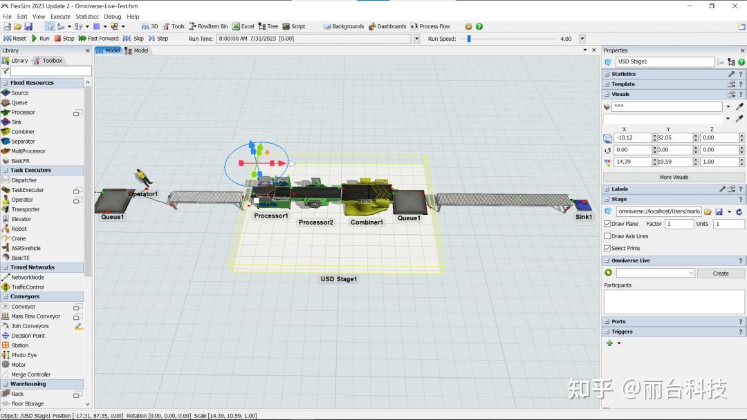 连接 FlexSim 与 NVIDIA Omniverse，实现实时仿真协作 - 知乎