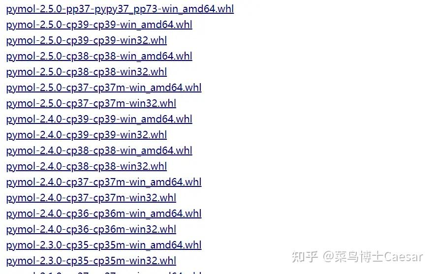 【虚拟分子对接】python环境中pymol软件安装 知乎 3574