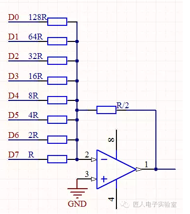 R_2R电阻网络DAC原理分析 - 知乎