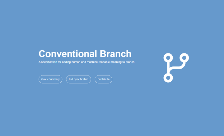约定式分支规范正式发布 Conventional Branch Specification Released! - 知乎